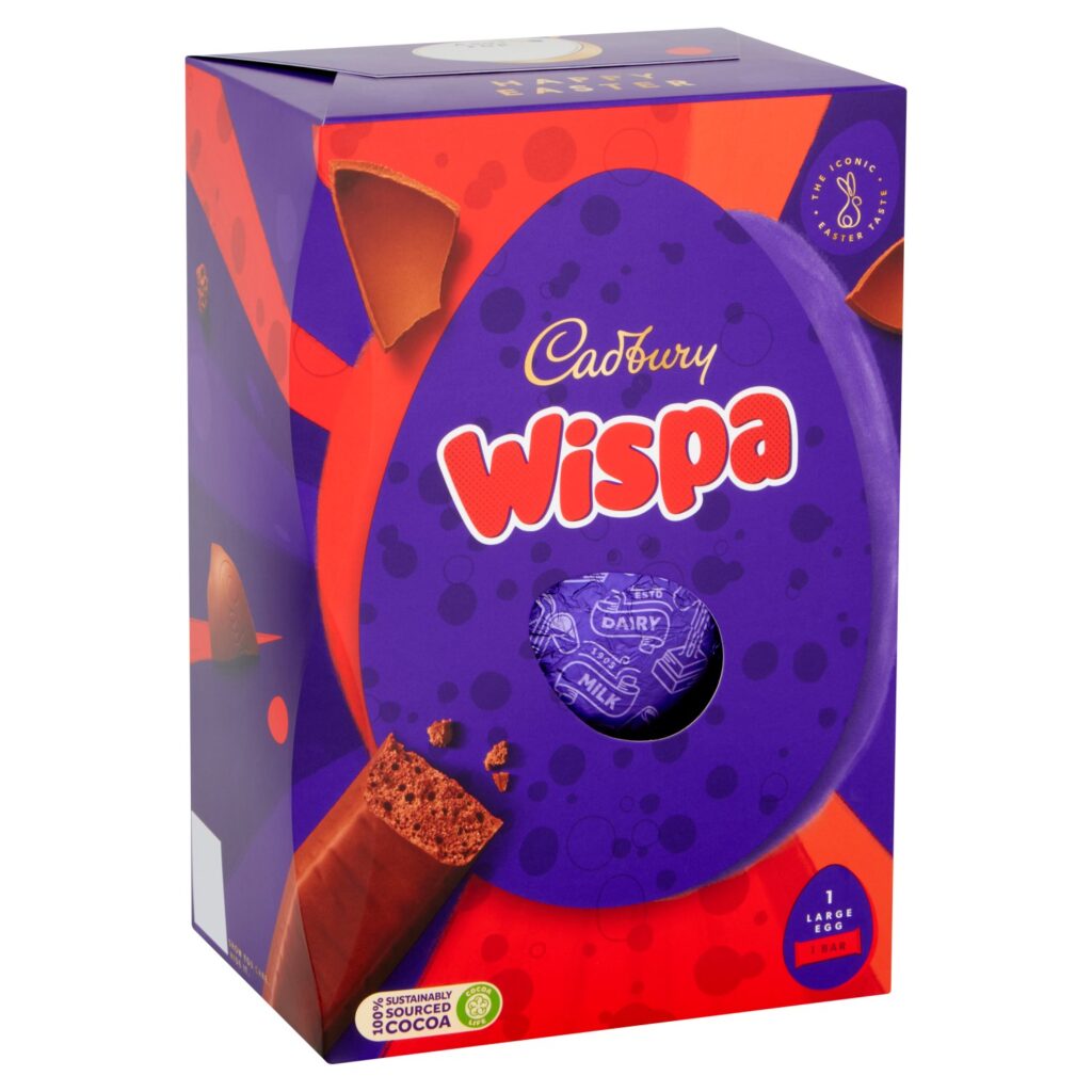 Cadbury Wispa Large Easter Egg | Chocolates Delivered Ireland