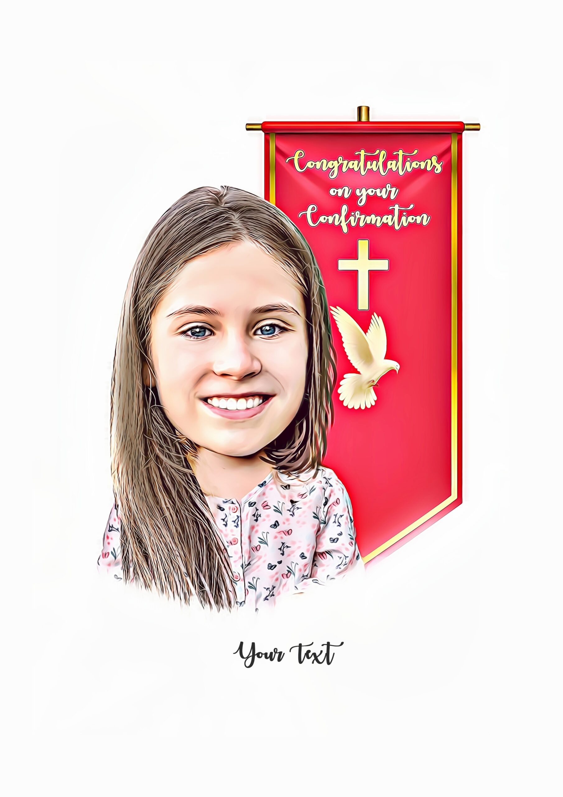 My Confirmation Caricature | Caricature For Child | Caricatures