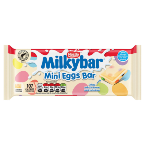 Milkybar Mini Eggs White Chocolate Bar